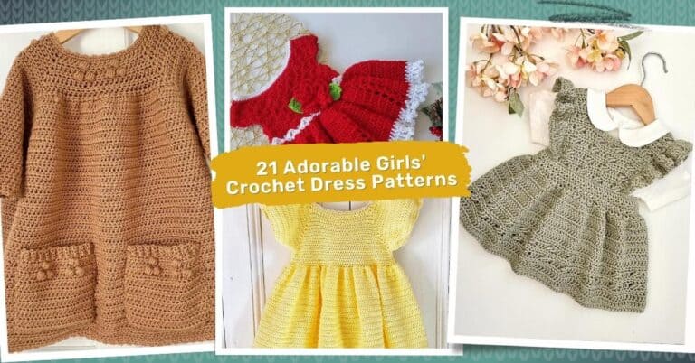 Try These 21 Adorable Crochet Patterns for Girls Dresses