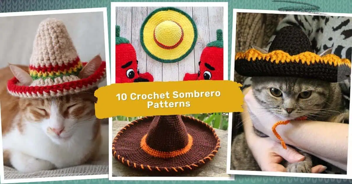 10 Crochet Sombrero Patterns That Are Fun and Festive