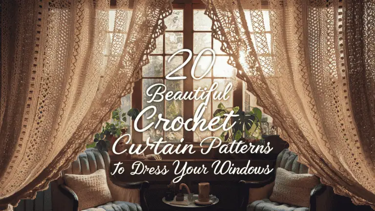 20 Beautiful Crochet Curtain Patterns to Dress Your Windows