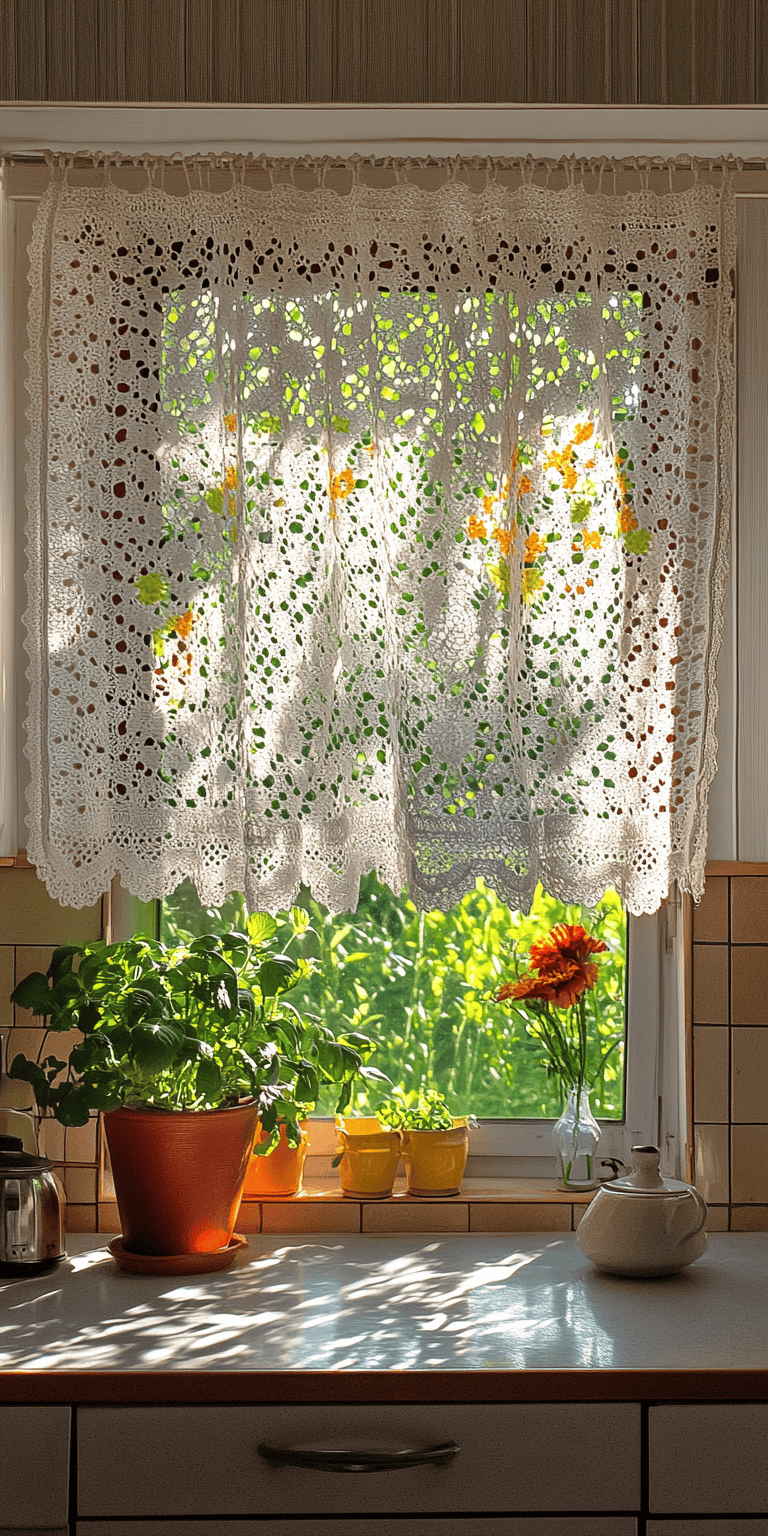 20 Beautiful Crochet Curtain Patterns to Dress Your Windows