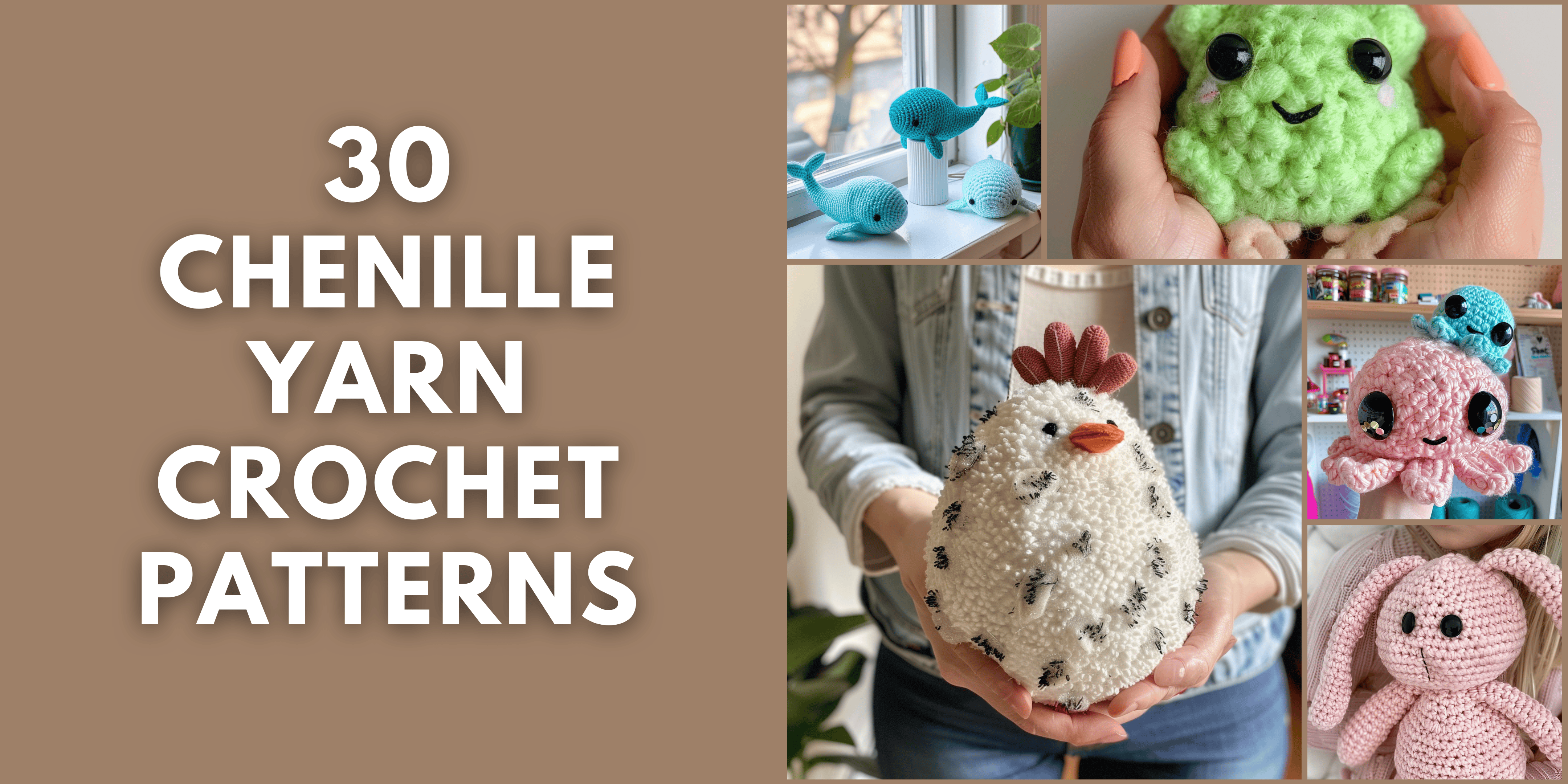 40 Chenille Yarn Crochet Patterns: Unleash Your Creativity with Cozy ...