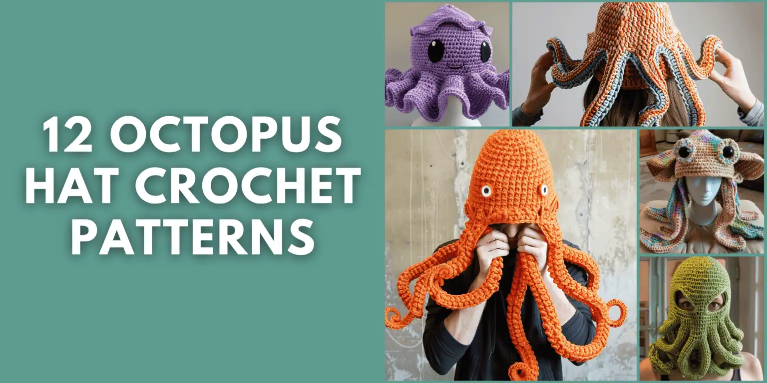 40 Octopus Hat Crochet Patterns: Add Fun and Creativity to Your Craft!