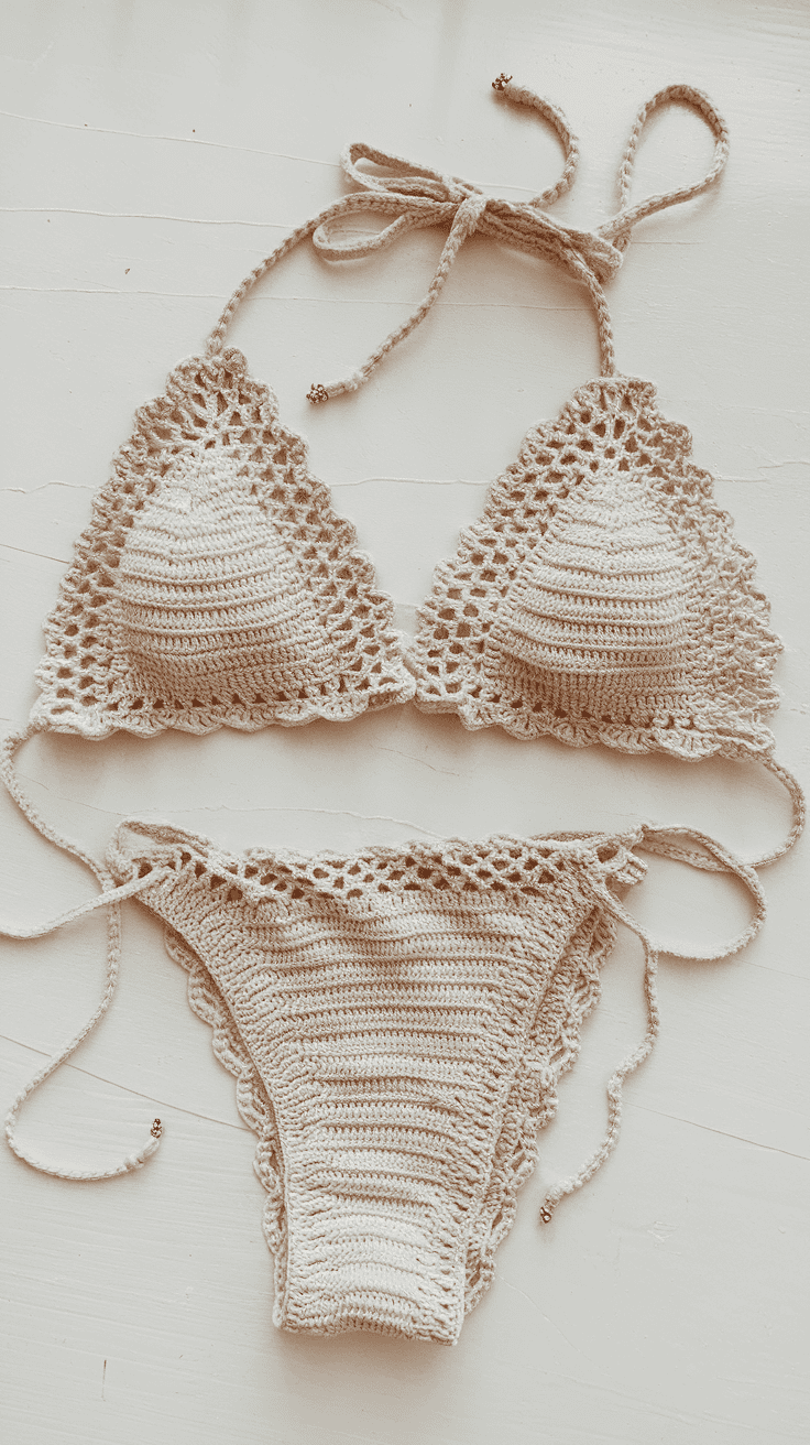 12 Bikini Top Crochet Patterns: Create Stunning Swimwear at Home!