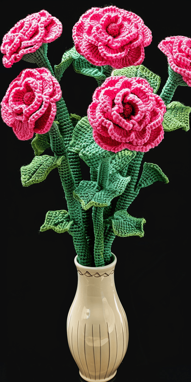 40 Carnation Crochet Patterns: Create Blooming Masterpieces at Home