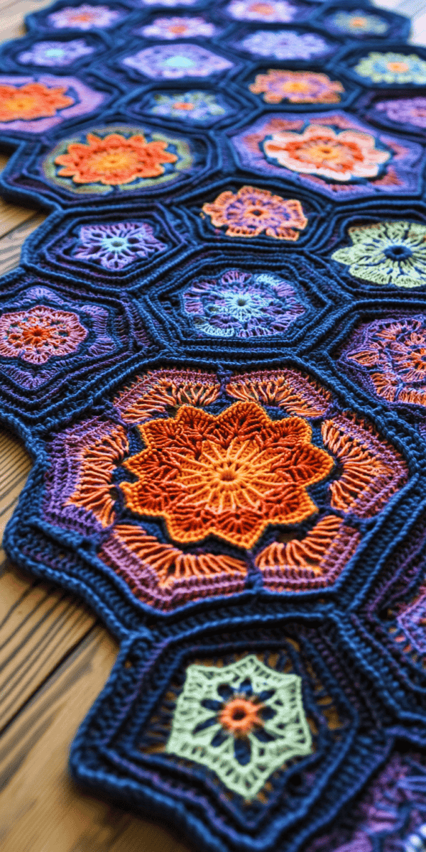 16 Hexagon Blanket Crochet Patterns: Add A Unique Touch To Your Home Decor