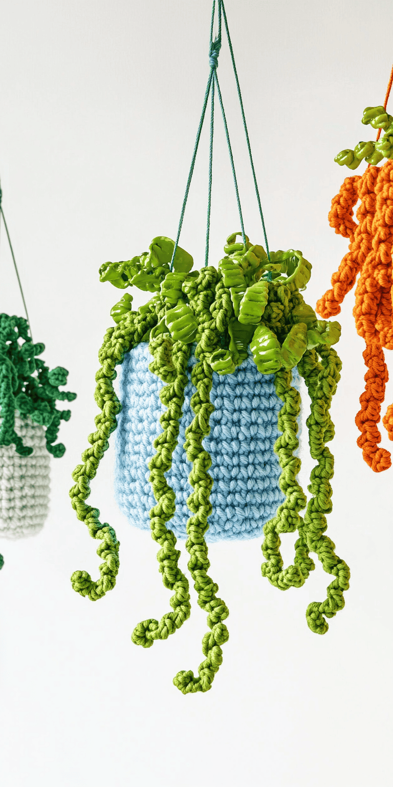 15 Hanging Plant Crochet Patterns: Brighten Your Home with Handmade Decor