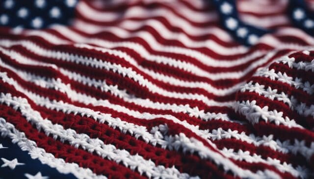 27 American Flag Crochet Patterns: Showcase Patriotism with Your Craft
