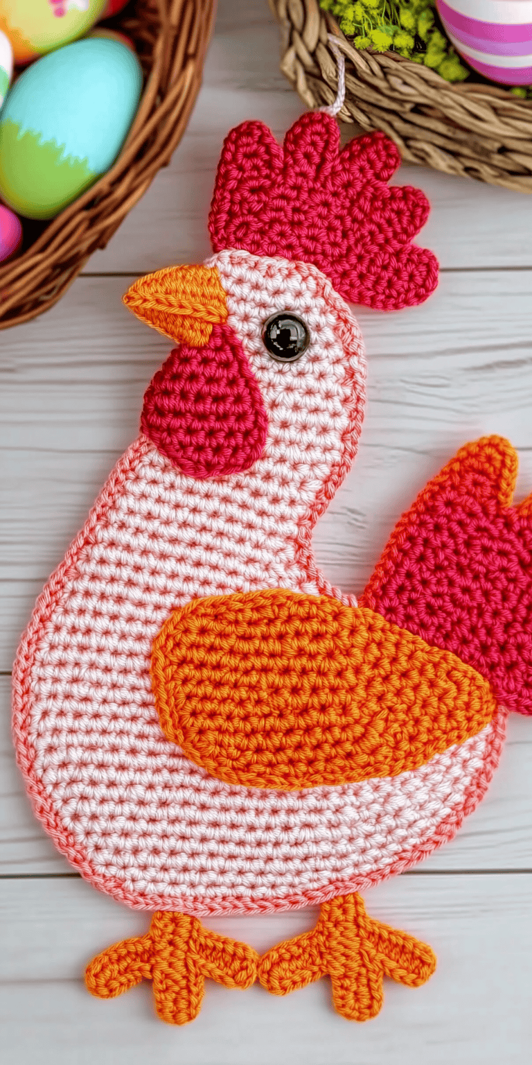 39 Chicken Potholder Crochet Pattern: Enhance Your Kitchen Décor with ...