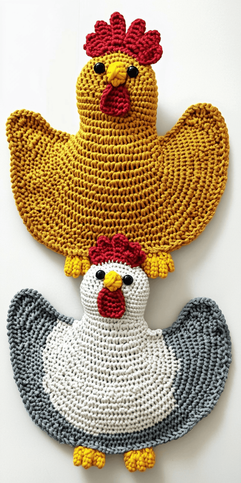 39 Chicken Potholder Crochet Pattern: Enhance Your Kitchen Décor with ...