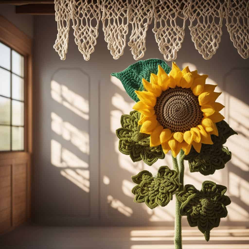 25 Large Sunflower Crochet Patterns: Brighten Your Home with DIY Decor