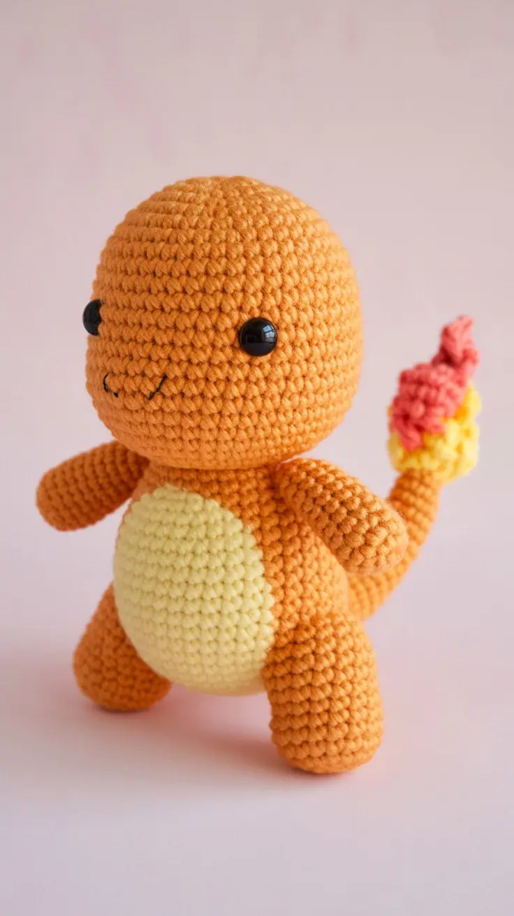 Esquema Amigurumi De Charmander
