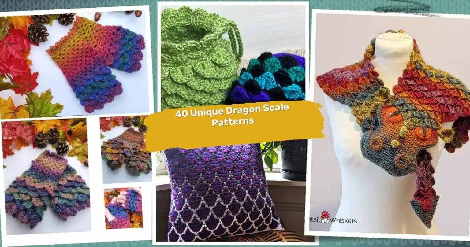 16 Dragon Scale Crochet Patterns: Unleash Your Creativity with Unique ...