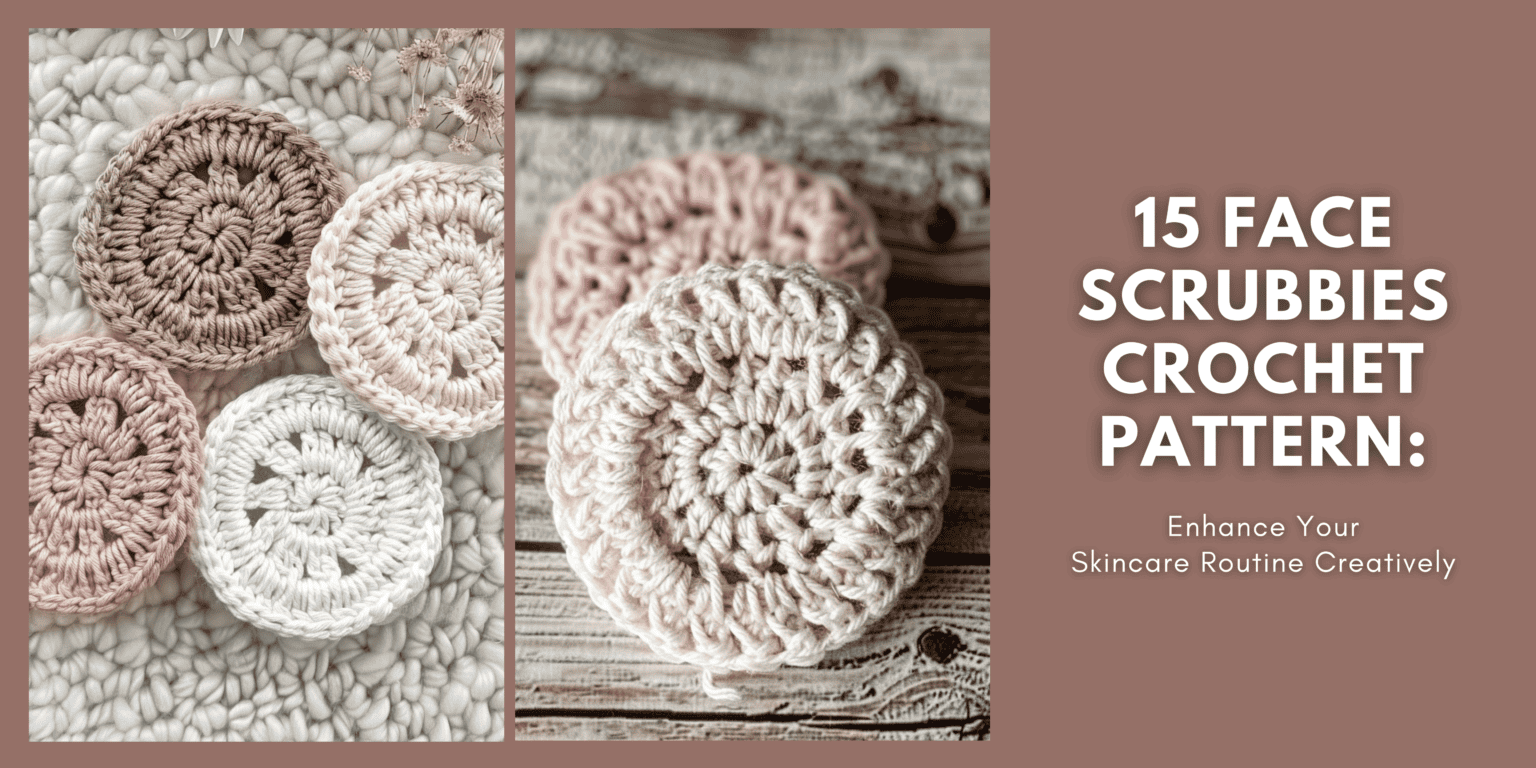 40 Face Scrubbies Crochet Pattern: Enhance Your Skincare Routine Creatively