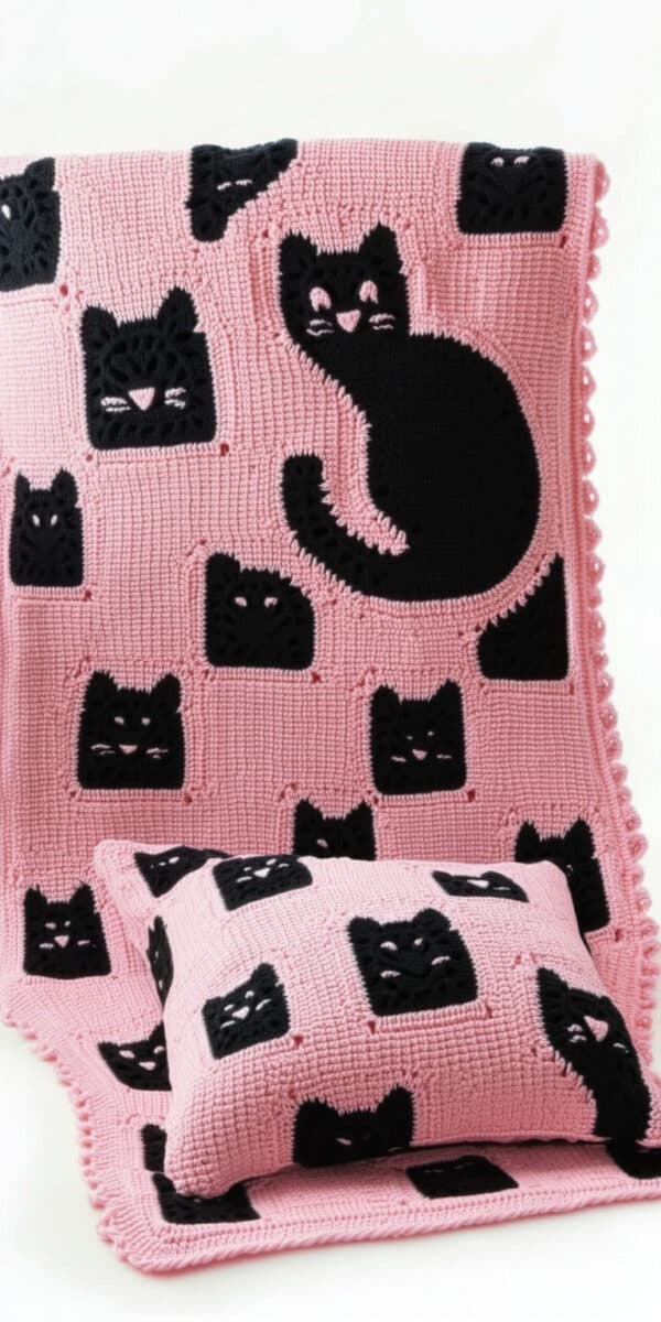 27 Cat Blanket Crochet Patterns: Fun and Cozy Designs for Your Furry Friend
