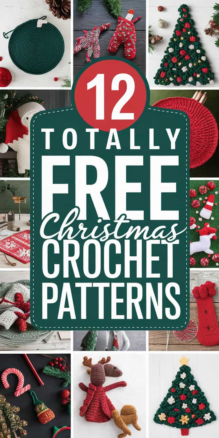 12 Free Christmas Crochet Patterns – Creative Projects