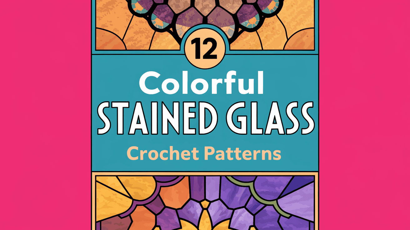 40 Stained Glass Crochet Patterns: Add Color to Your Craft Projects
