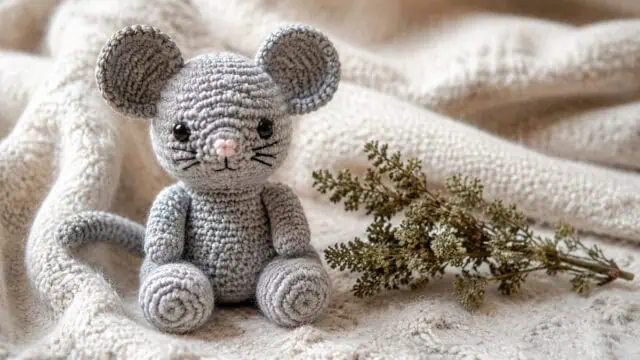 Easy Crochet Cat Toy Pattern (Free Amigurumi Mouse) - Crochet Patterns ...