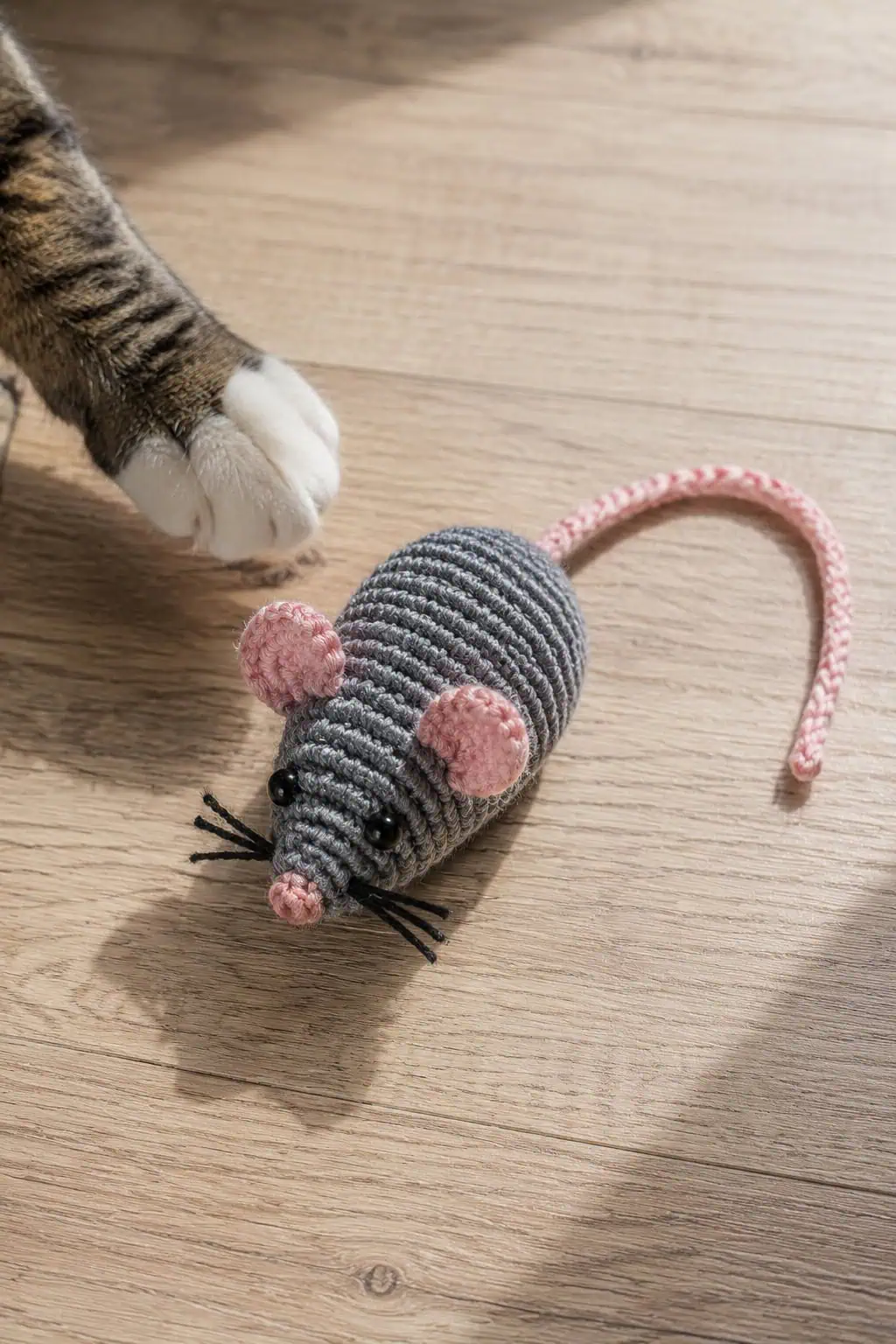 Easy Crochet Cat Toy Pattern (Free Amigurumi Mouse) - Crochet Patterns ...