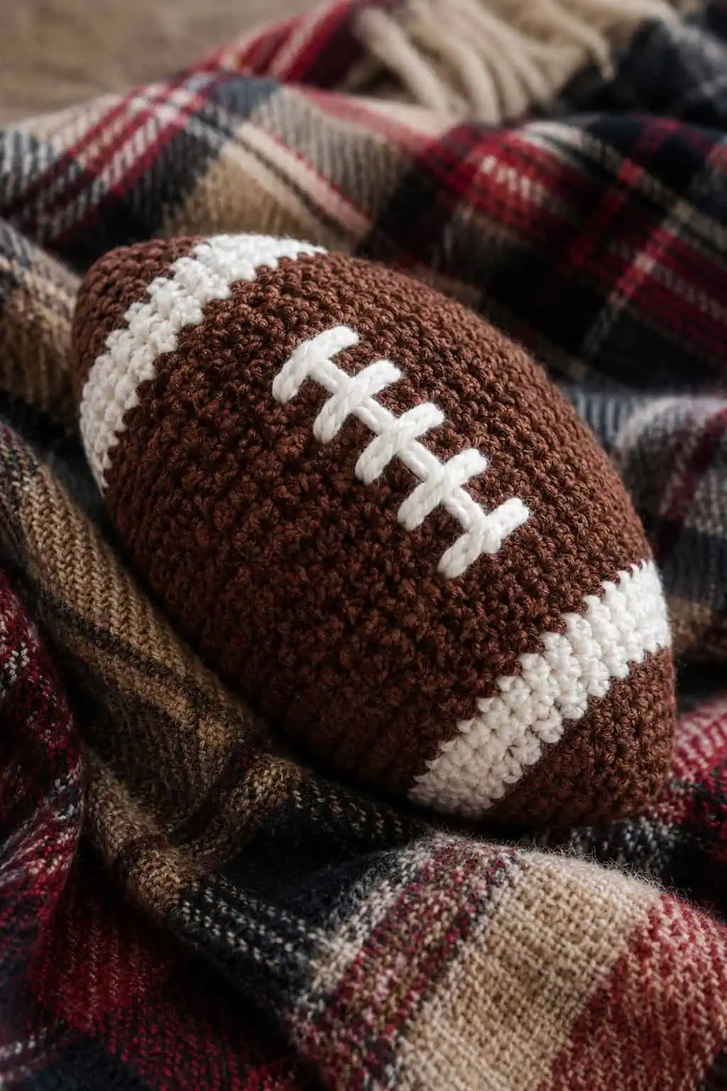 Free Easy Crochet Football Pattern — Game Day Decor - Crochet Patterns ...